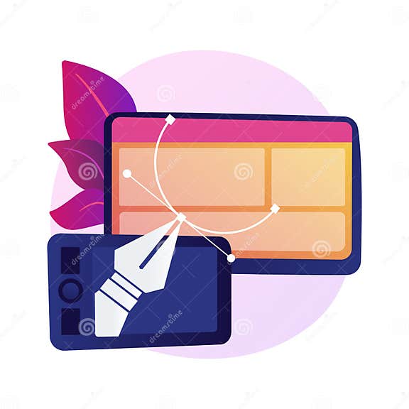 Editable Drawings Creating Vector Concept Metaphor. Stock Vector ...