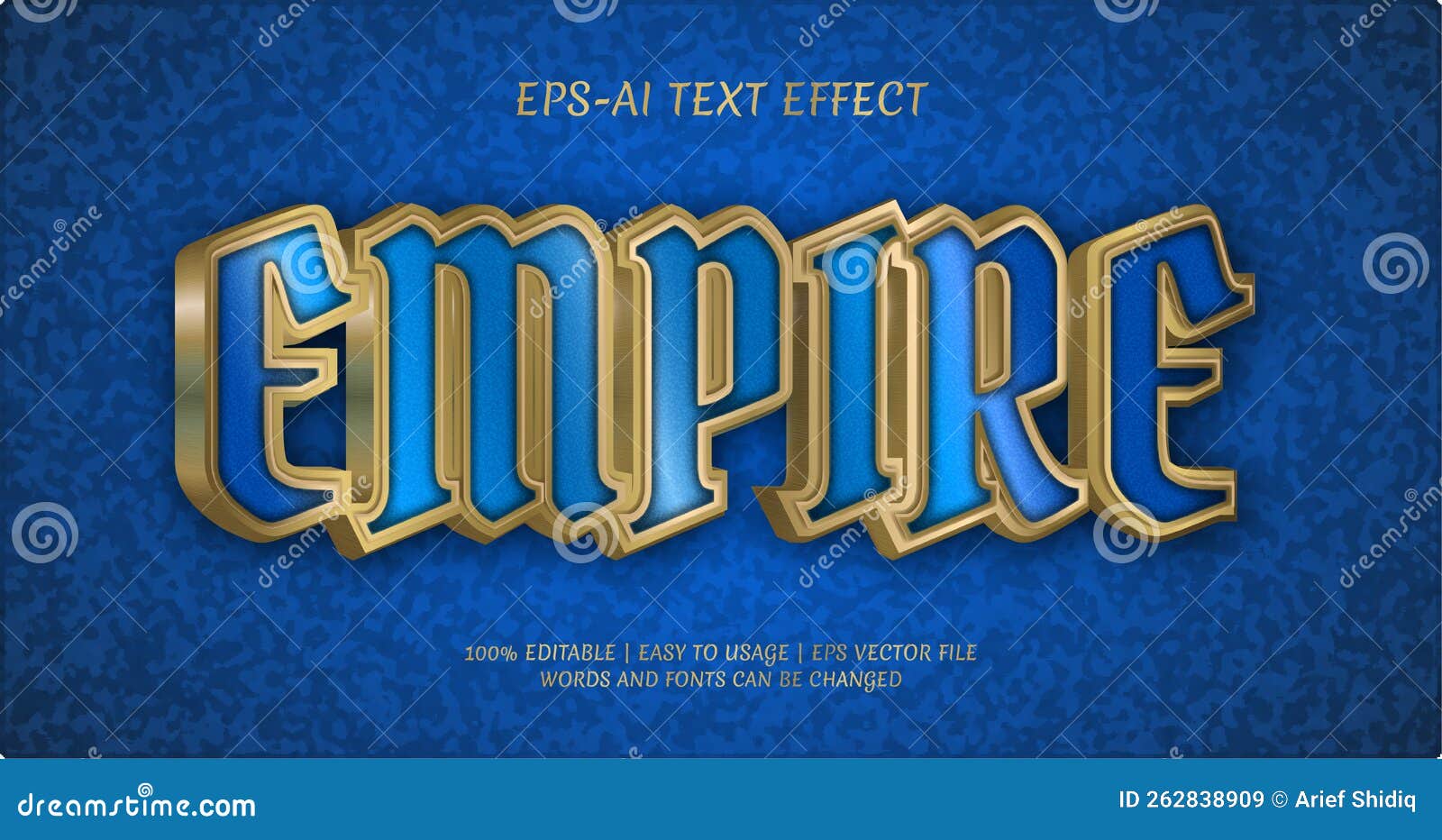 Editable Empire Text Effect with Classic Luxury Style Stock Vector ...