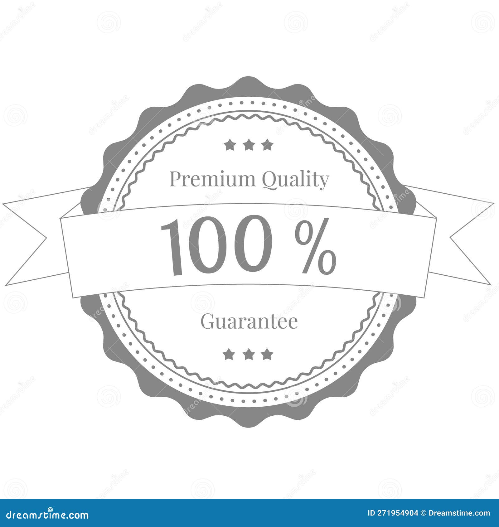 100 label sticker badge stock illustration. Illustration of service ...