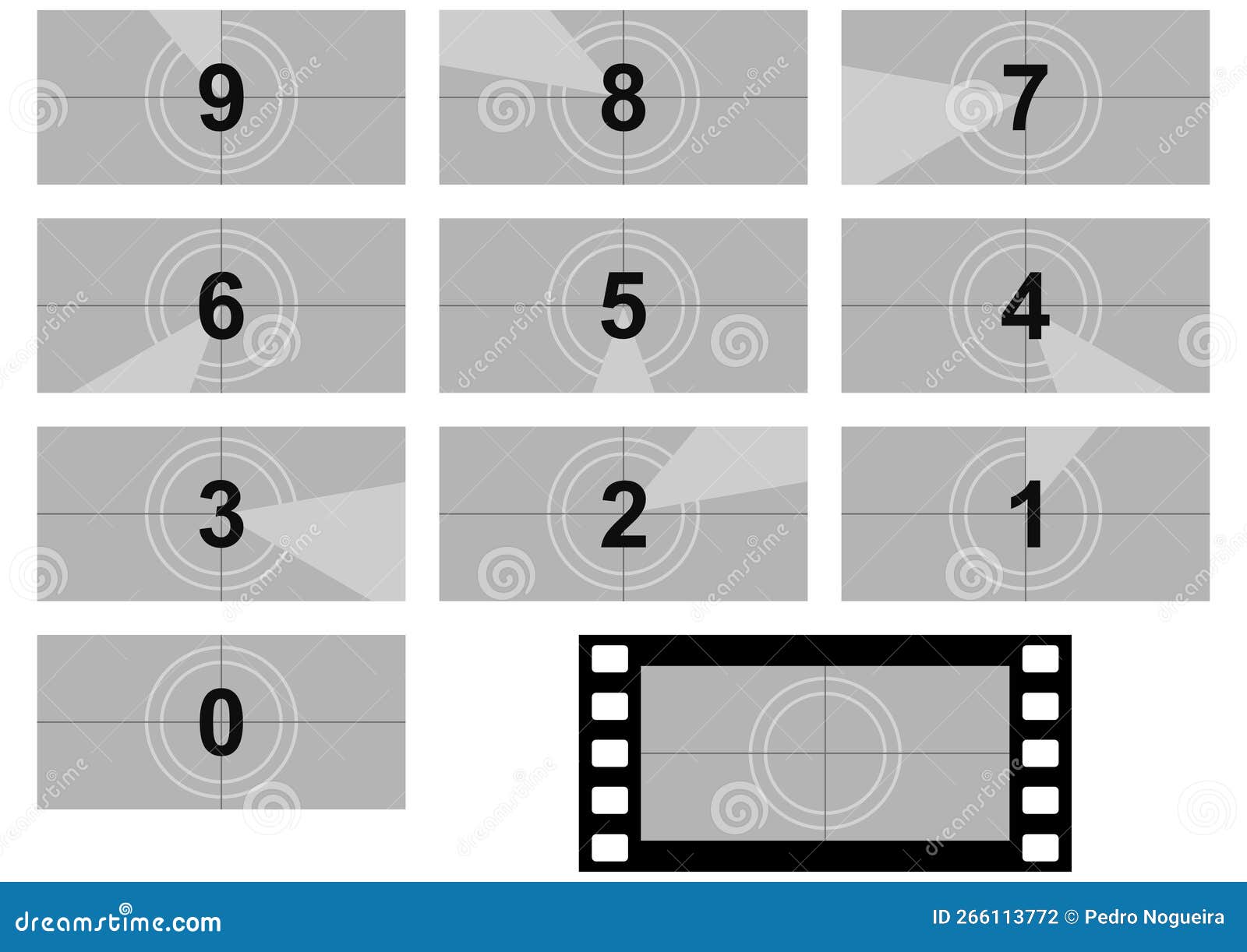 Editable Film Countdown. Editable Movie Countdown. Numbers. 16:9 Format ...