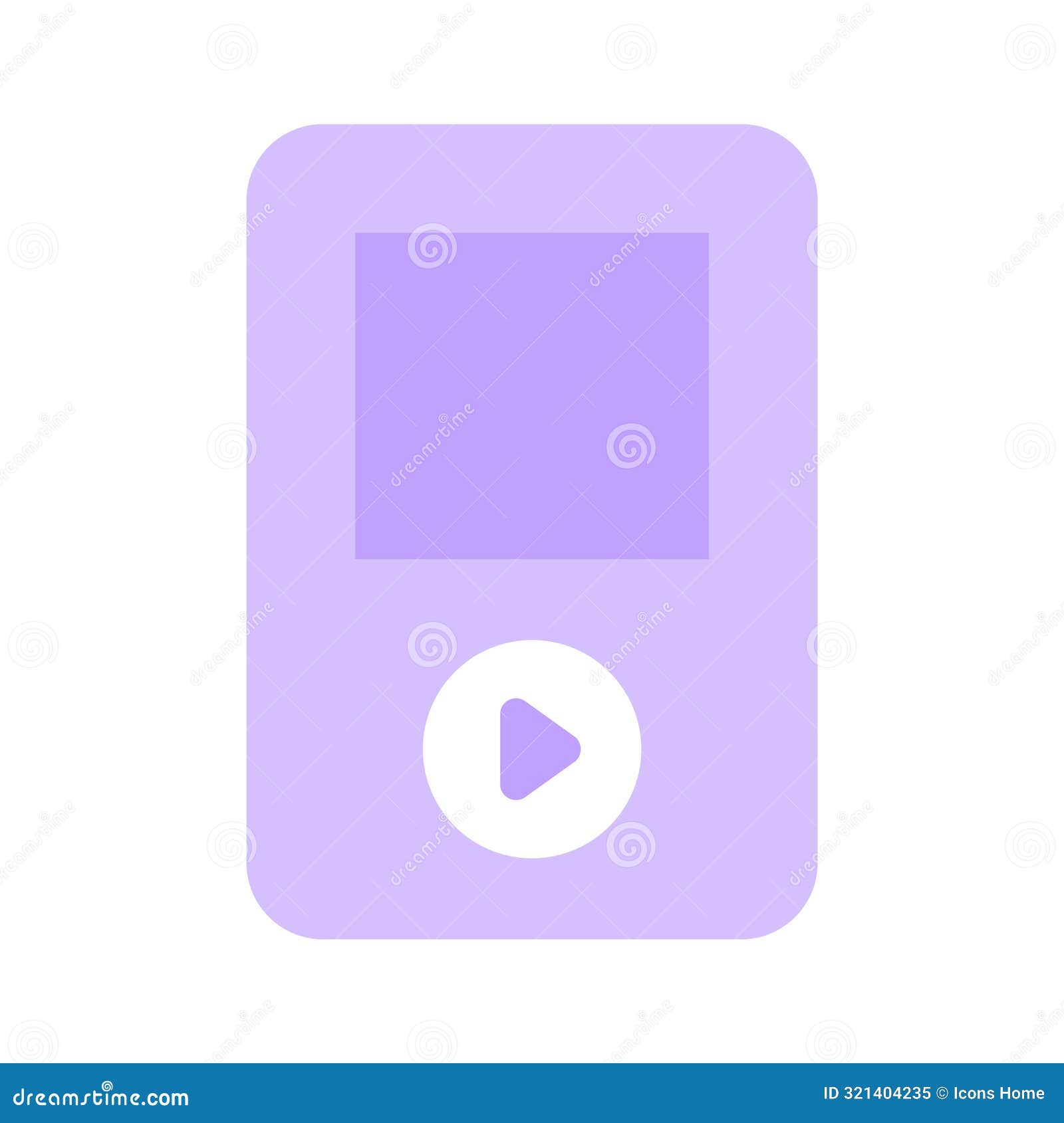 Editable Flat Icon of Music Player, Ready To Use Vector Stock ...