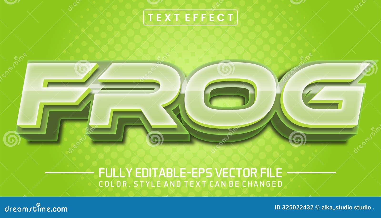 Editable Frog Text Style Effect - Text Style Concept Stock Vector ...