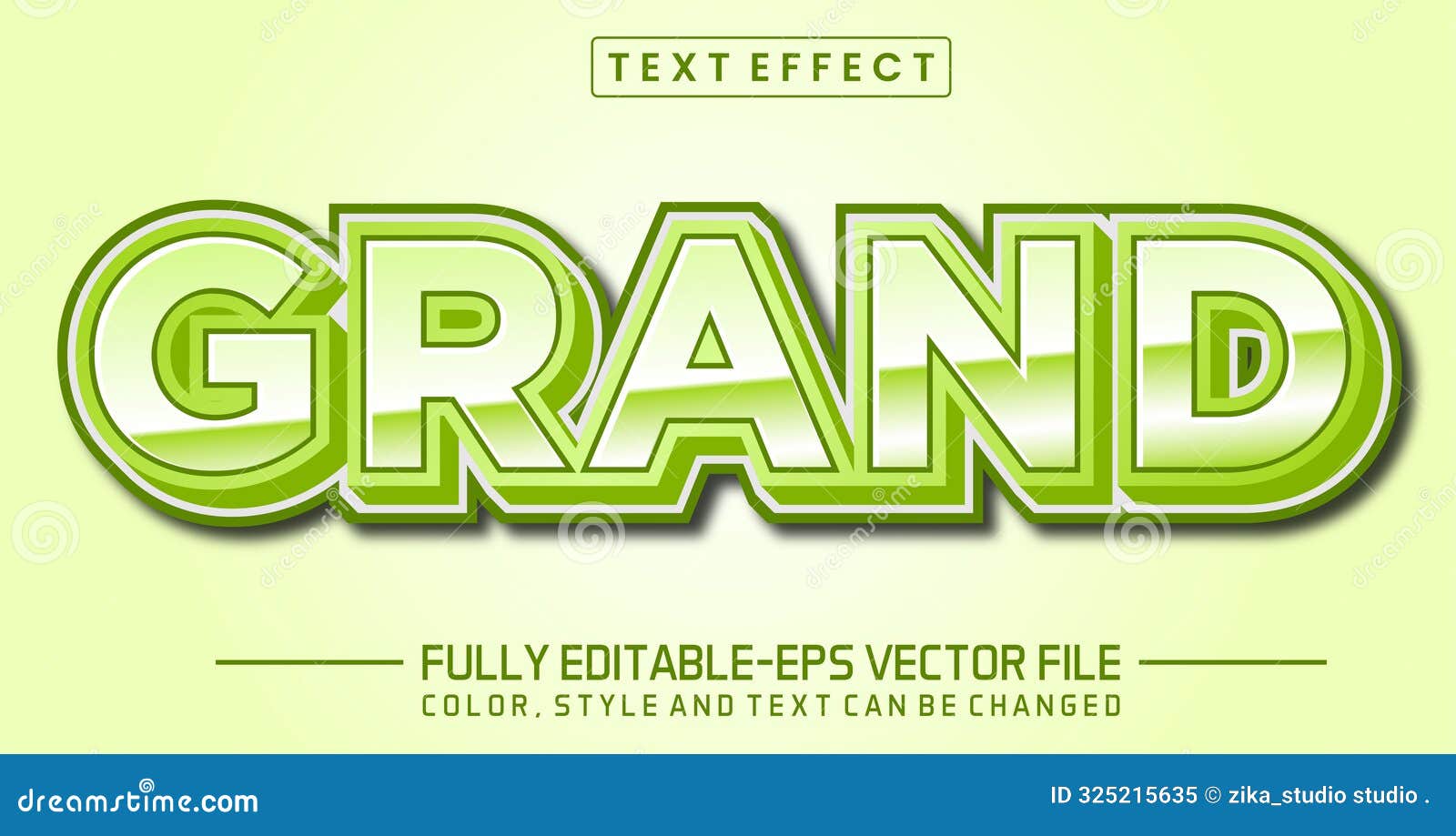 Editable Grand Text Effect - Grand Text Style Theme Stock Vector ...