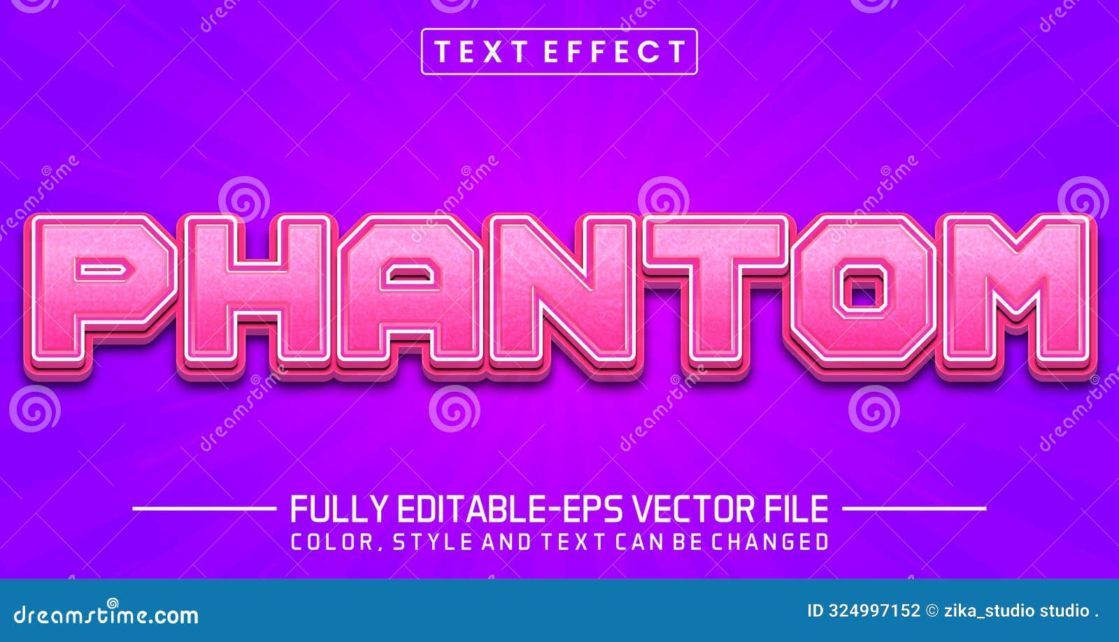 Editable Phantom Text Style Effect - Phantom Text Style Theme Stock ...