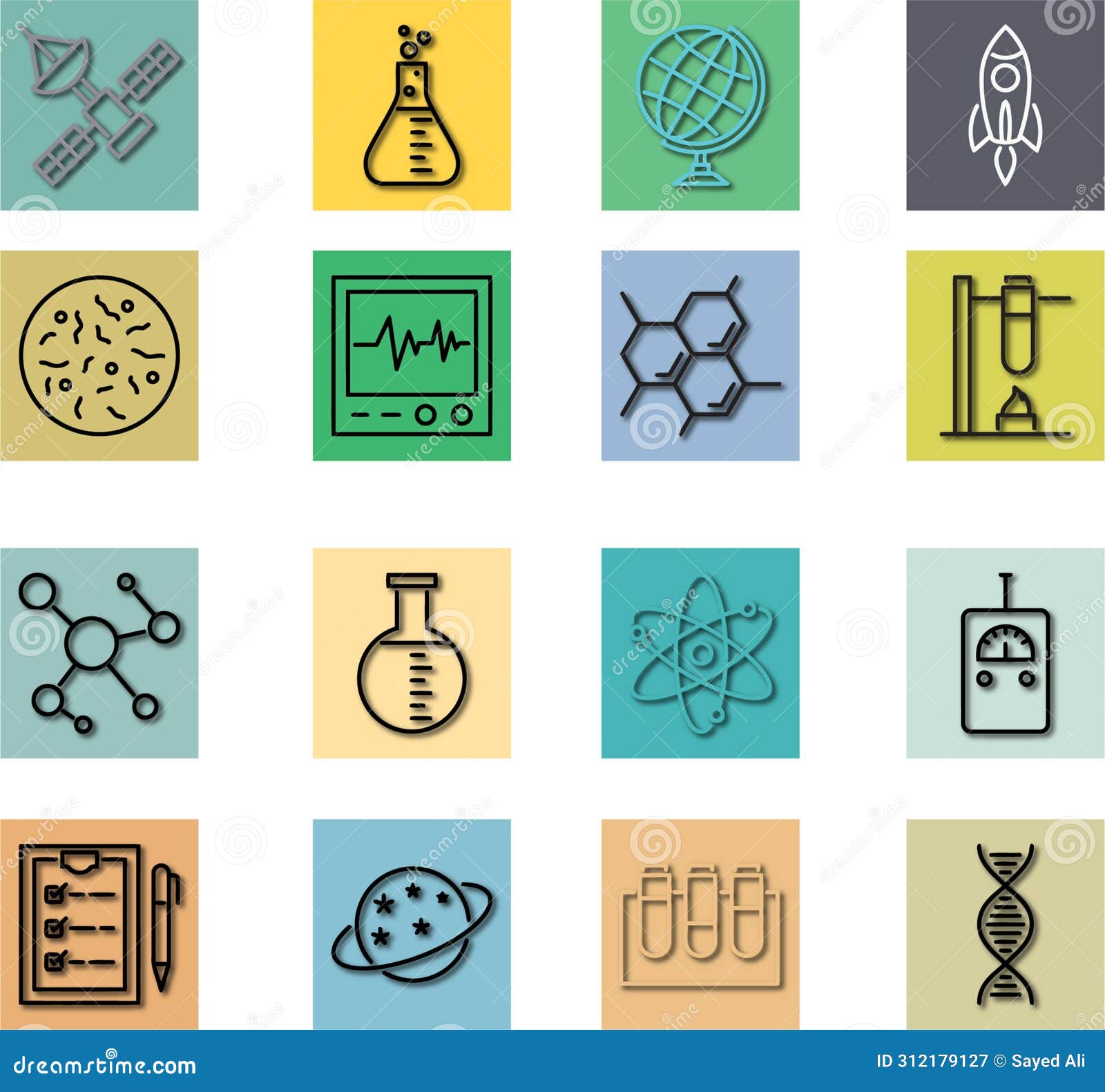 Editable Science and Laboratory Book Line Icon Vector Editorial ...
