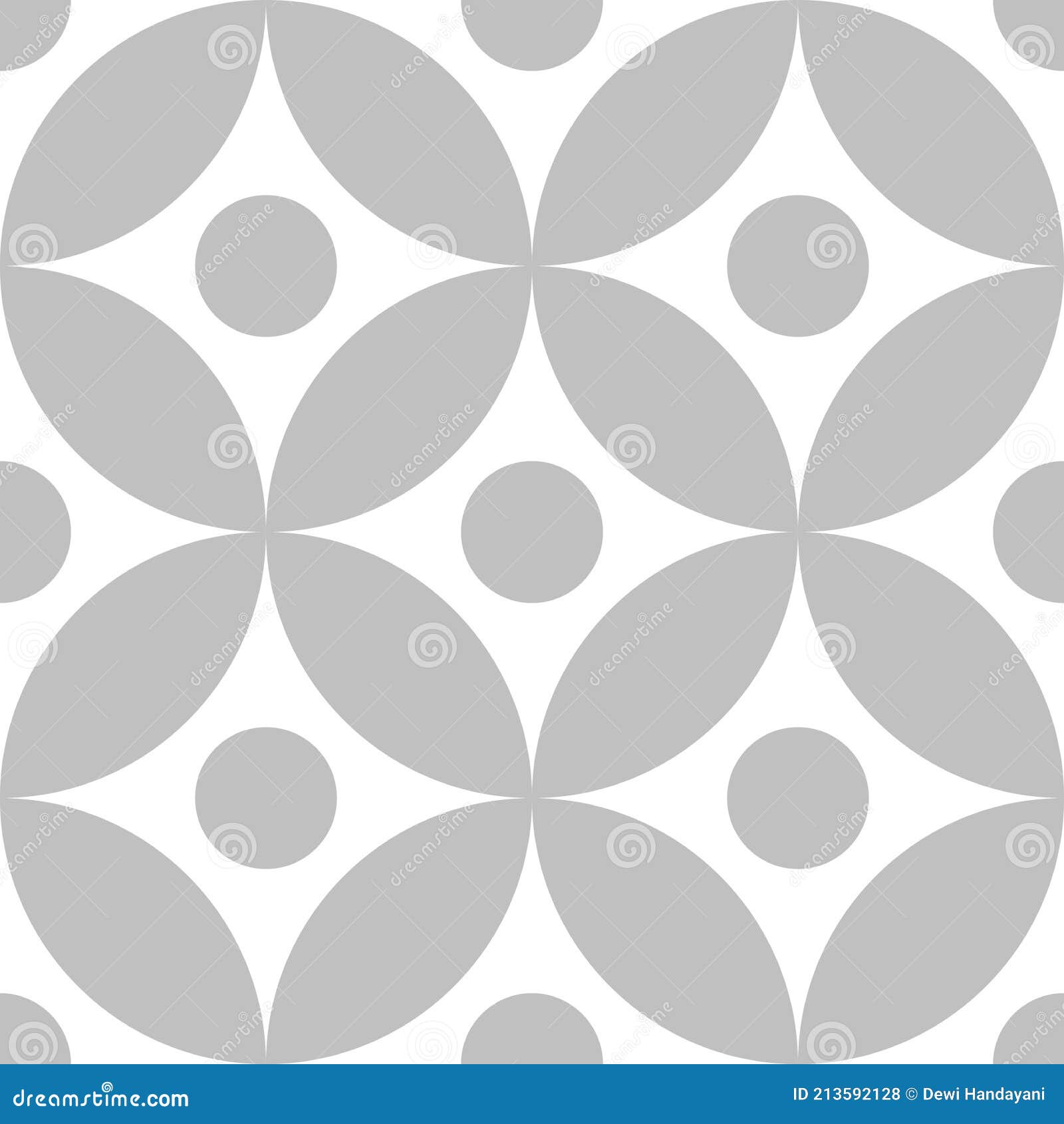 Editable Seamless Circular Vector Pattern Tile Stock Vector ...