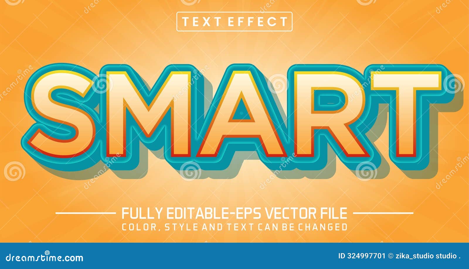 Editable Smart Text Style Effect - Smart Text Style Theme Stock Vector ...