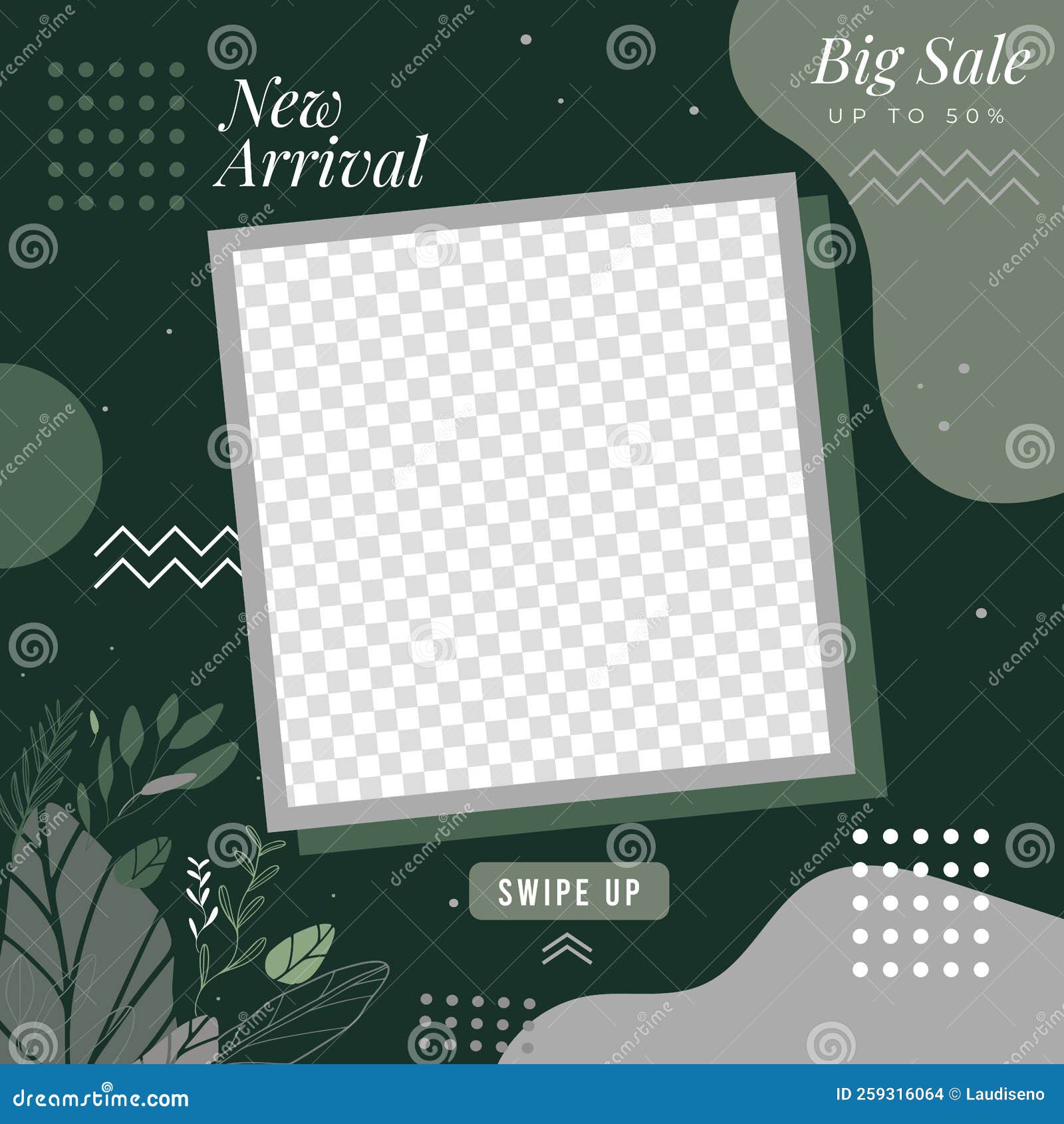 Editable Social Network Post for a New Item Vector Stock Vector ...