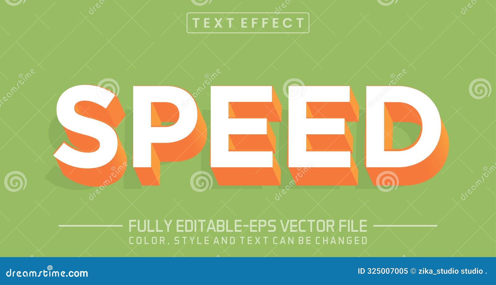 Editable Speed Text Style Effect - Text Style Concept Stock Vector ...