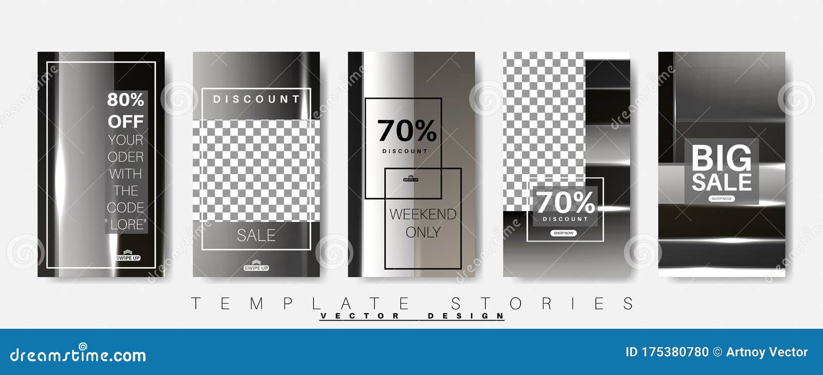 Editable Story Background Template. Vector Modern Design Background for ...