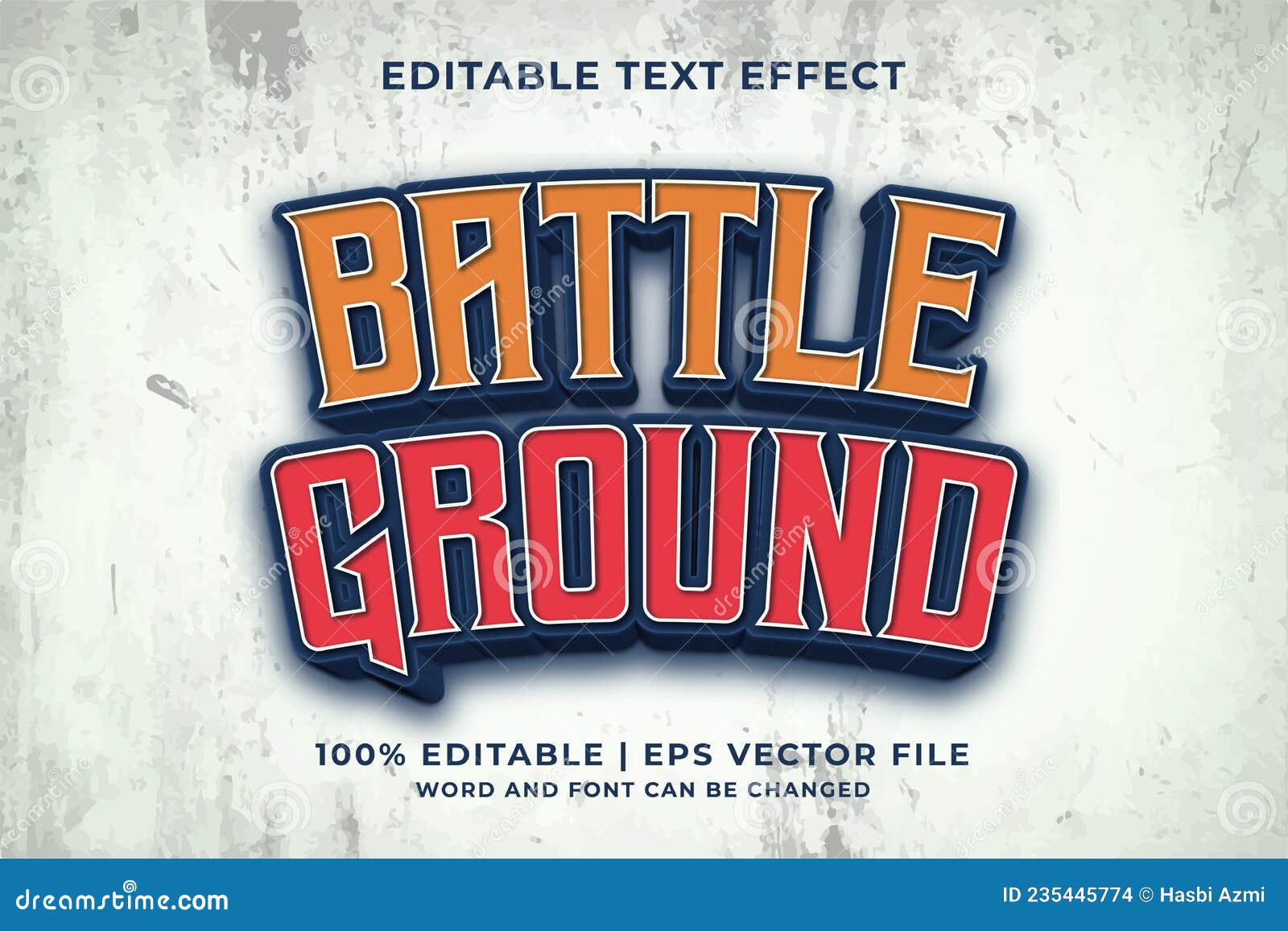 Editable Text Effect - Battleground 3d Template Style Premium Vector ...