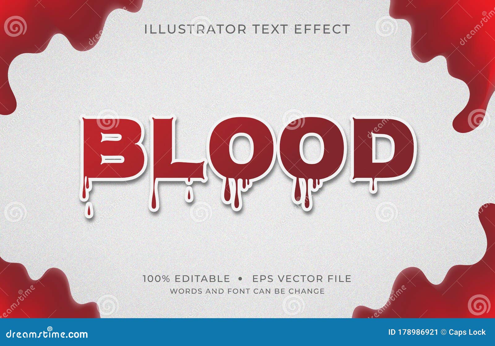 Editable Text Effect. Blood Font with Uppercase Letters Stock Vector ... Editable Text Effect. Blood Font with Uppercase Letters Stock Vector ...