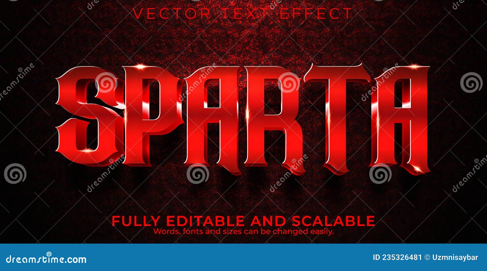 Sparta Warrior Text Effect, Editable Gladiator and Army Text Style ...