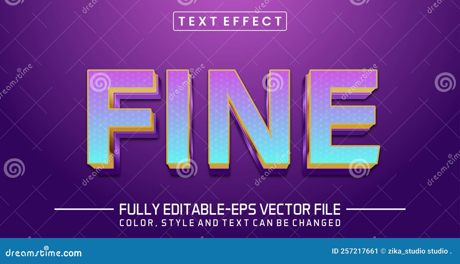 Editable Text Effect - Fine Text Style Concept Stock Vector ...