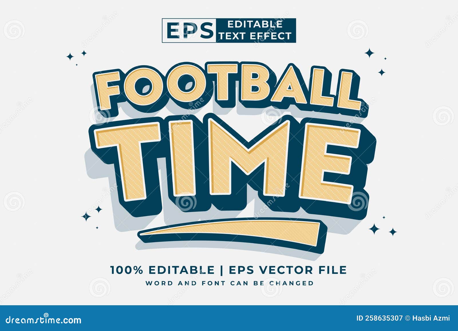 Football Time. Sport Training, Father Play Soccer With Son. People Wear ...