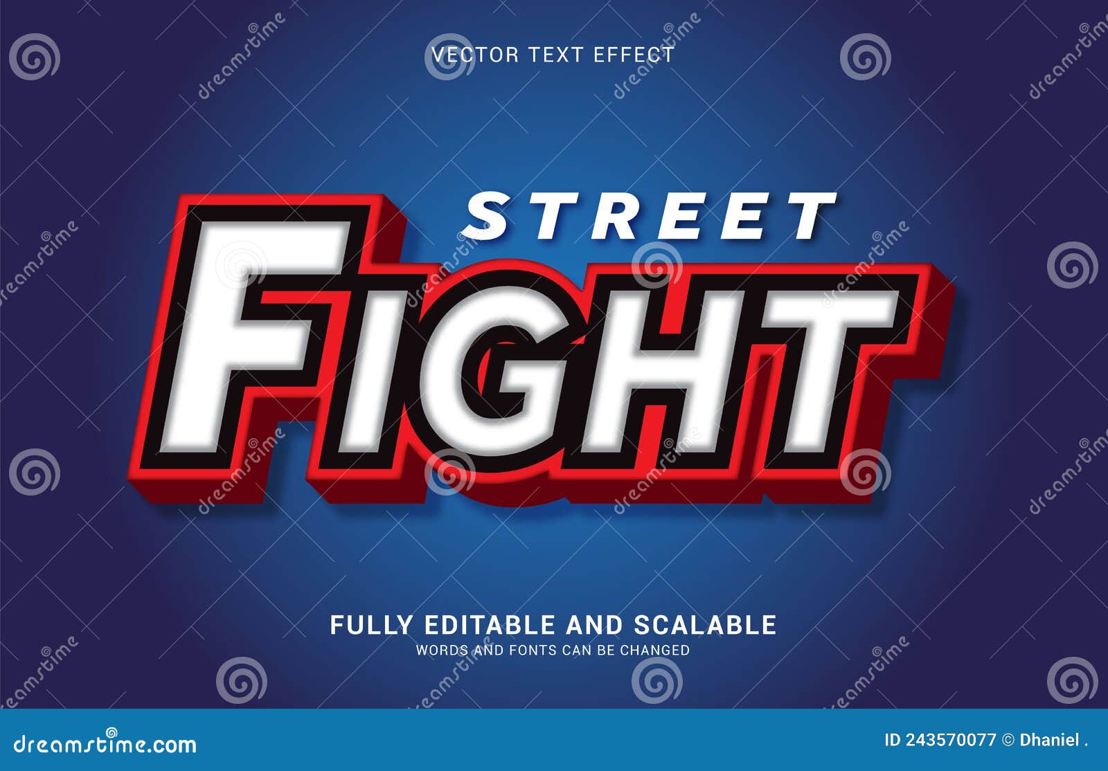 Street Fight Logo In Neon Style. Fight Club Neon Sign. Logo With Brass ...