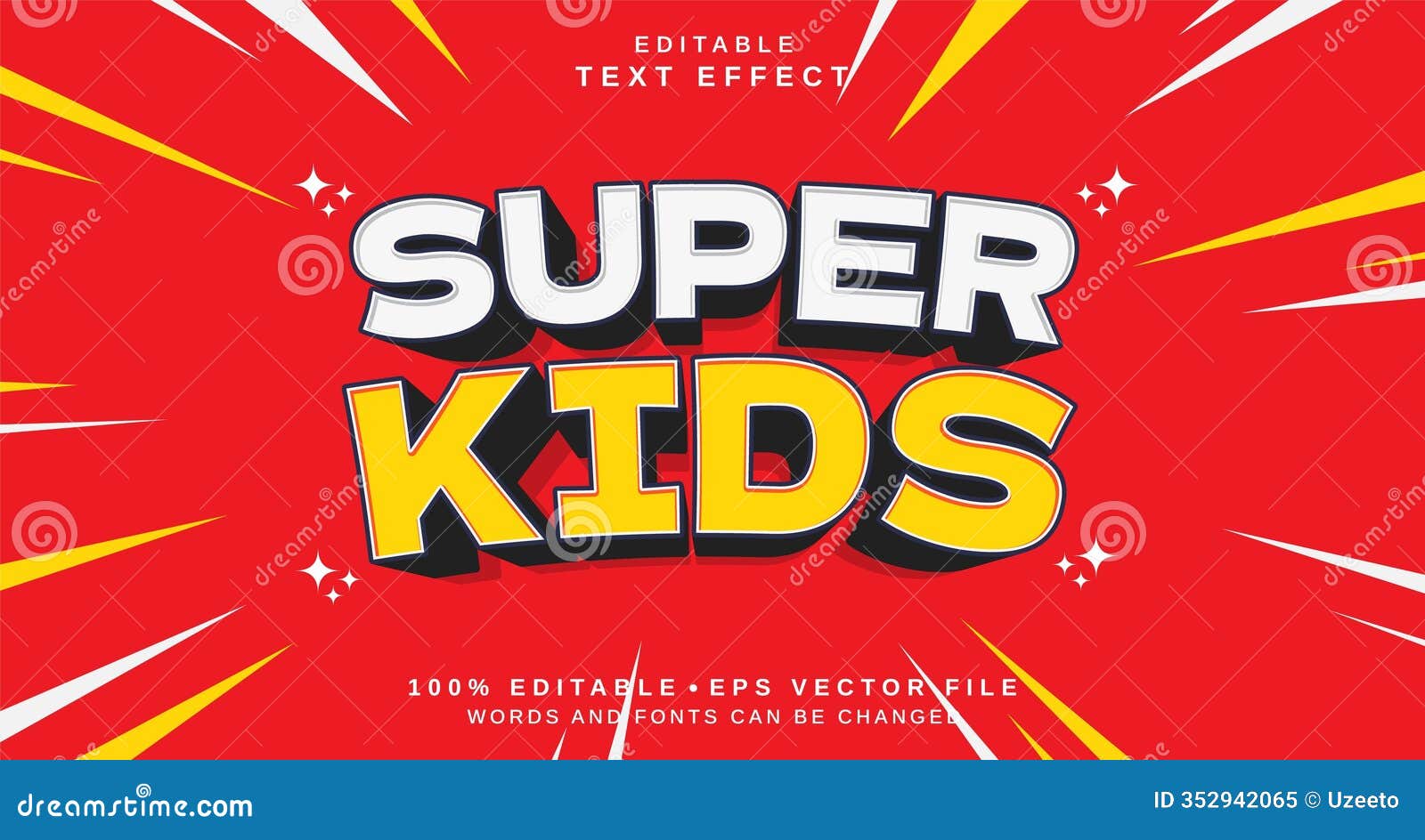 A Super Kids Reach Dreams Logo Vector Illustration | CartoonDealer.com ...