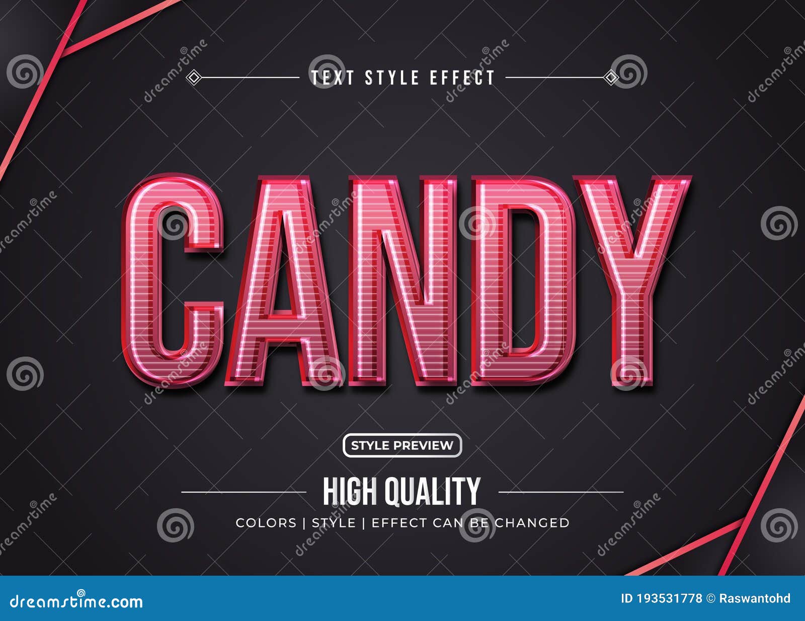 Editable Text Style Effect. Typography Illustration Template Stock ... Editable Text Style Effect. Typography Illustration Template Stock ...