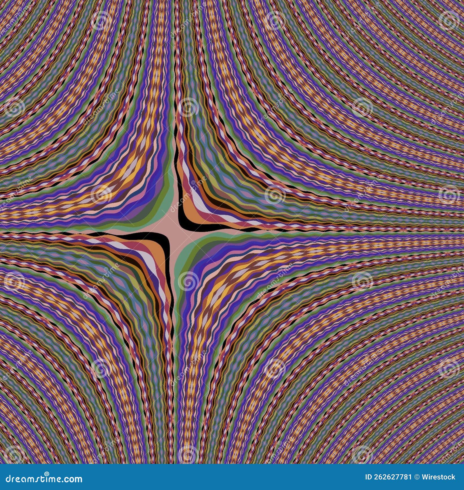 Editable Vector of Colorful Illusional Shapes Stock Image - Image of ...