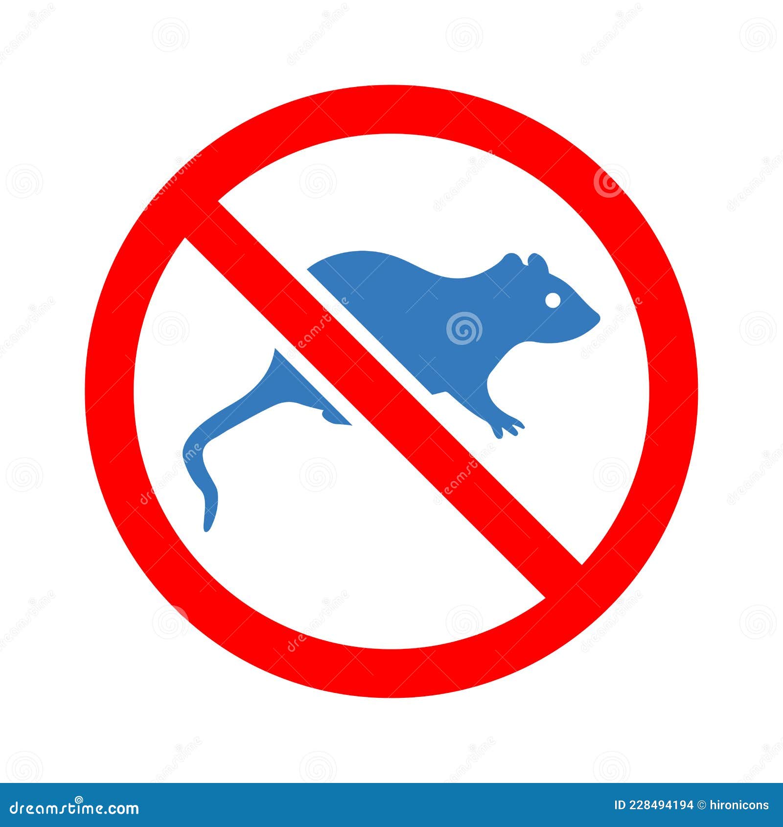 Deratization, Animals, Danger, Mouse, Rat Icon. Simple Design Stock ...