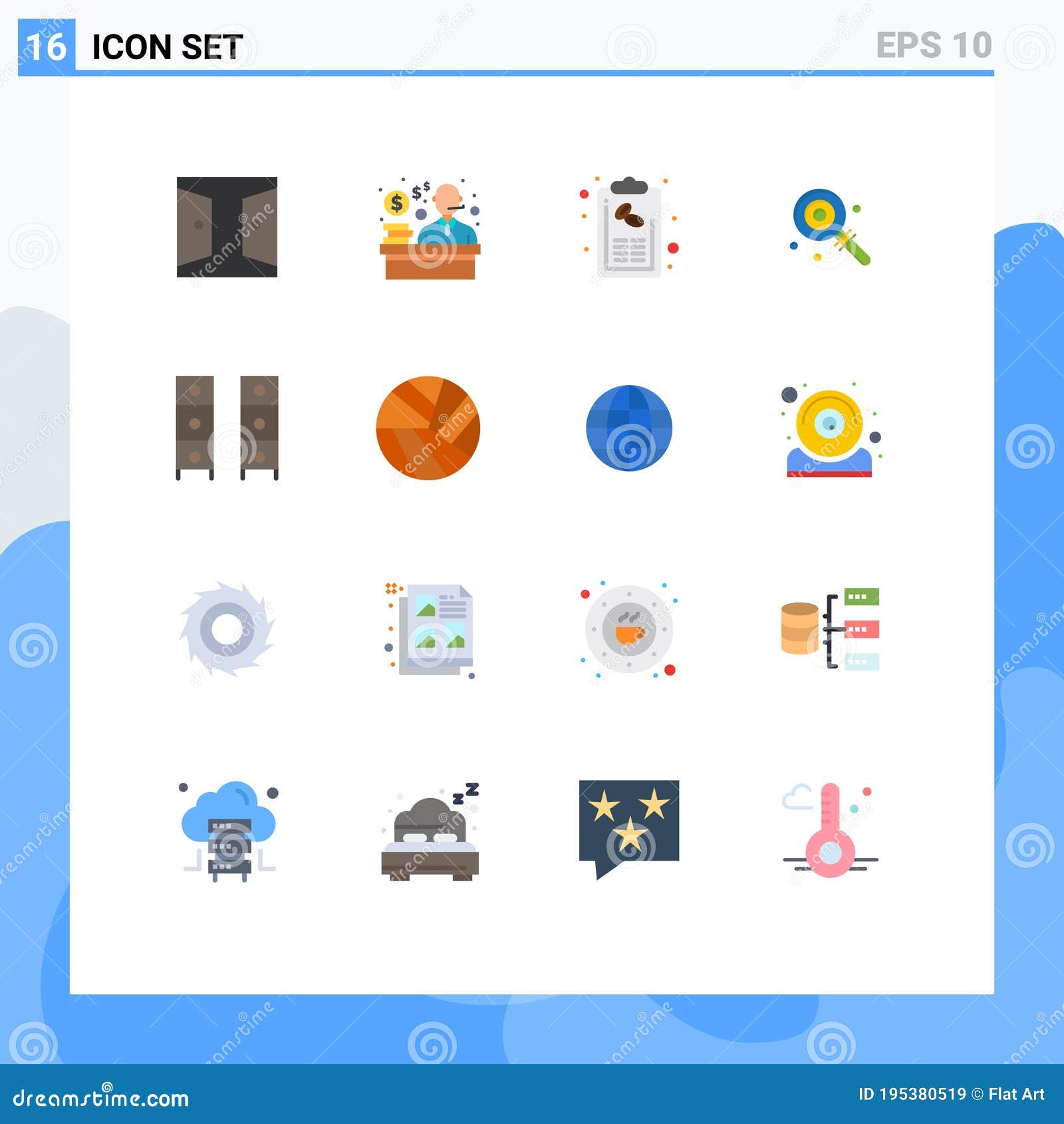 Editable Vector Line Pack of 16 Simple Flat Colors of Draw, Lolly, Bill ...