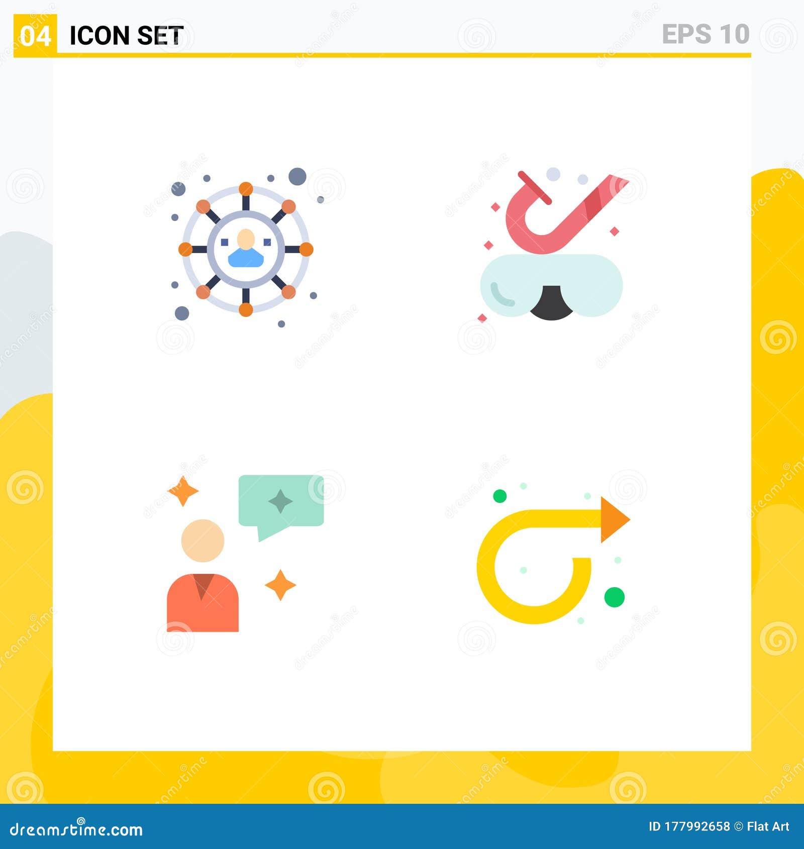 Editable Vector Line Pack of 4 Simple Flat Icons of Connections ...