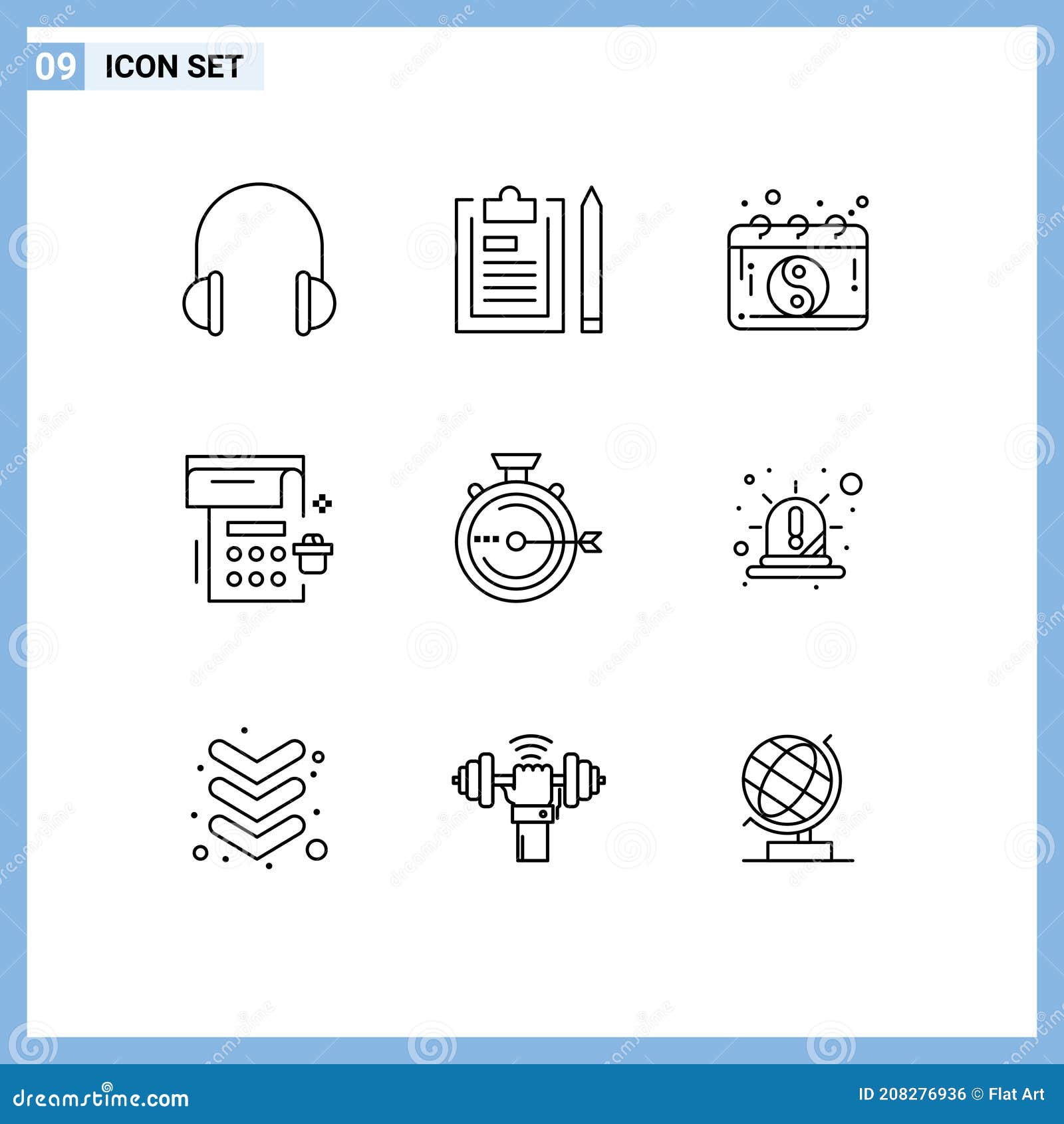 Notepad Or Calendar 3D Icon Template. Blank Notepad With White Sheet ...