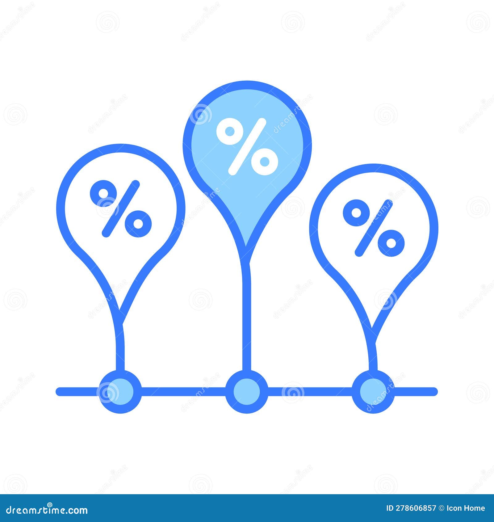 An Editable Vector of Timeline Chart in Modern Style, Premium Icon ...