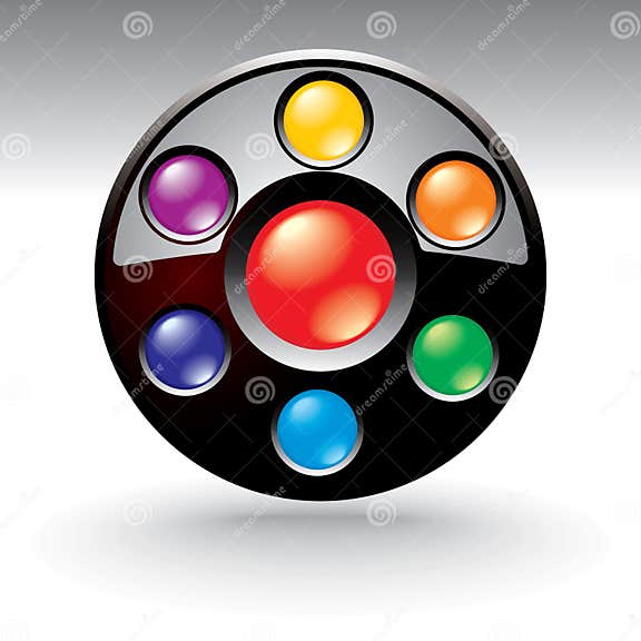 Editable Website Navigation Template Stock Vector - Illustration of ...