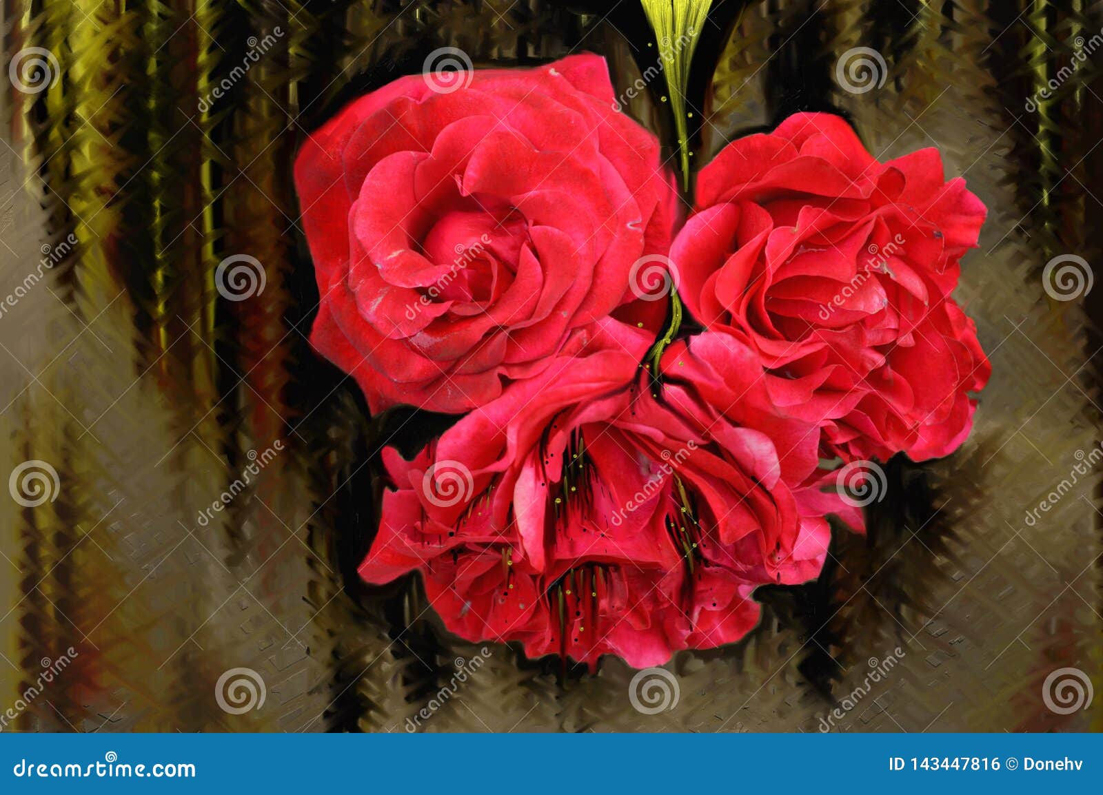 Dripping Of Rose Oil Vector Illustration | CartoonDealer.com #31233440