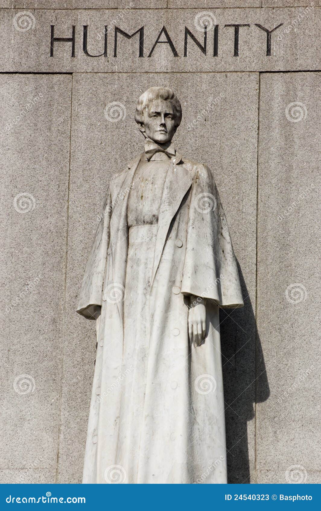 Monument To Edith Durham At Theth, Northern Albania, With The Albanian ...