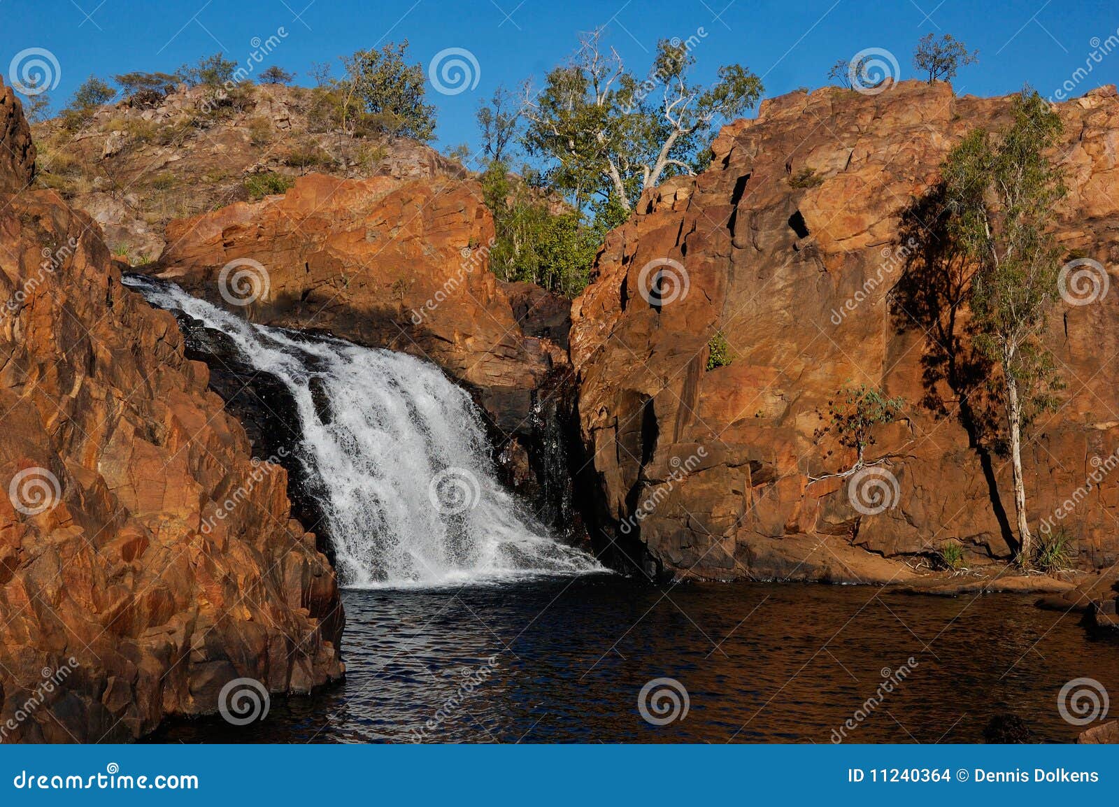 Edith Falls, Kakadu stock photo. Image of australia, waterfall - 11240364