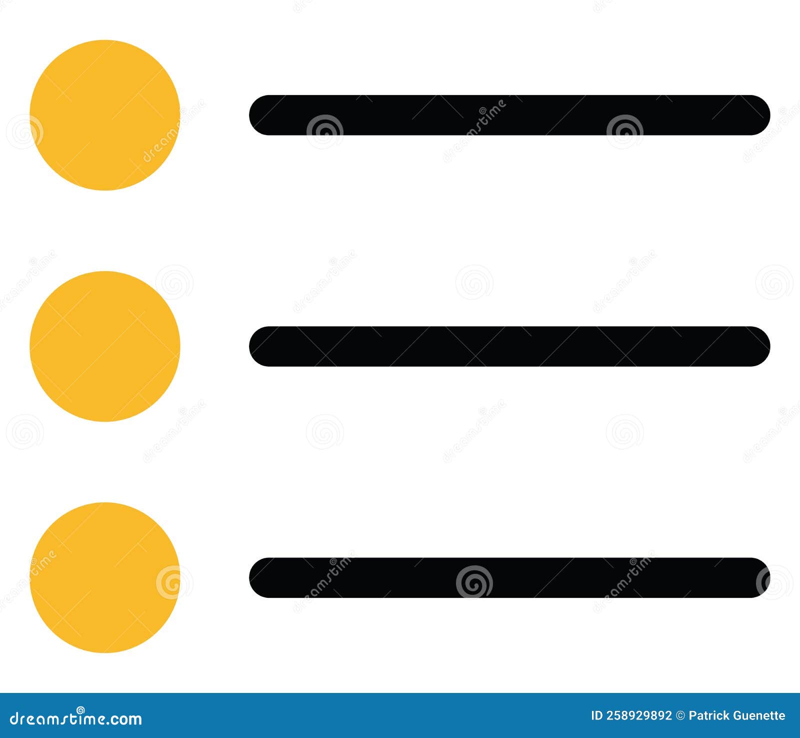 Editing list, icon stock vector. Illustration of write - 258929892