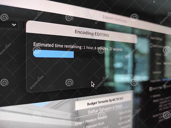 Editing Process To Converting Files on the Computer Editorial ...