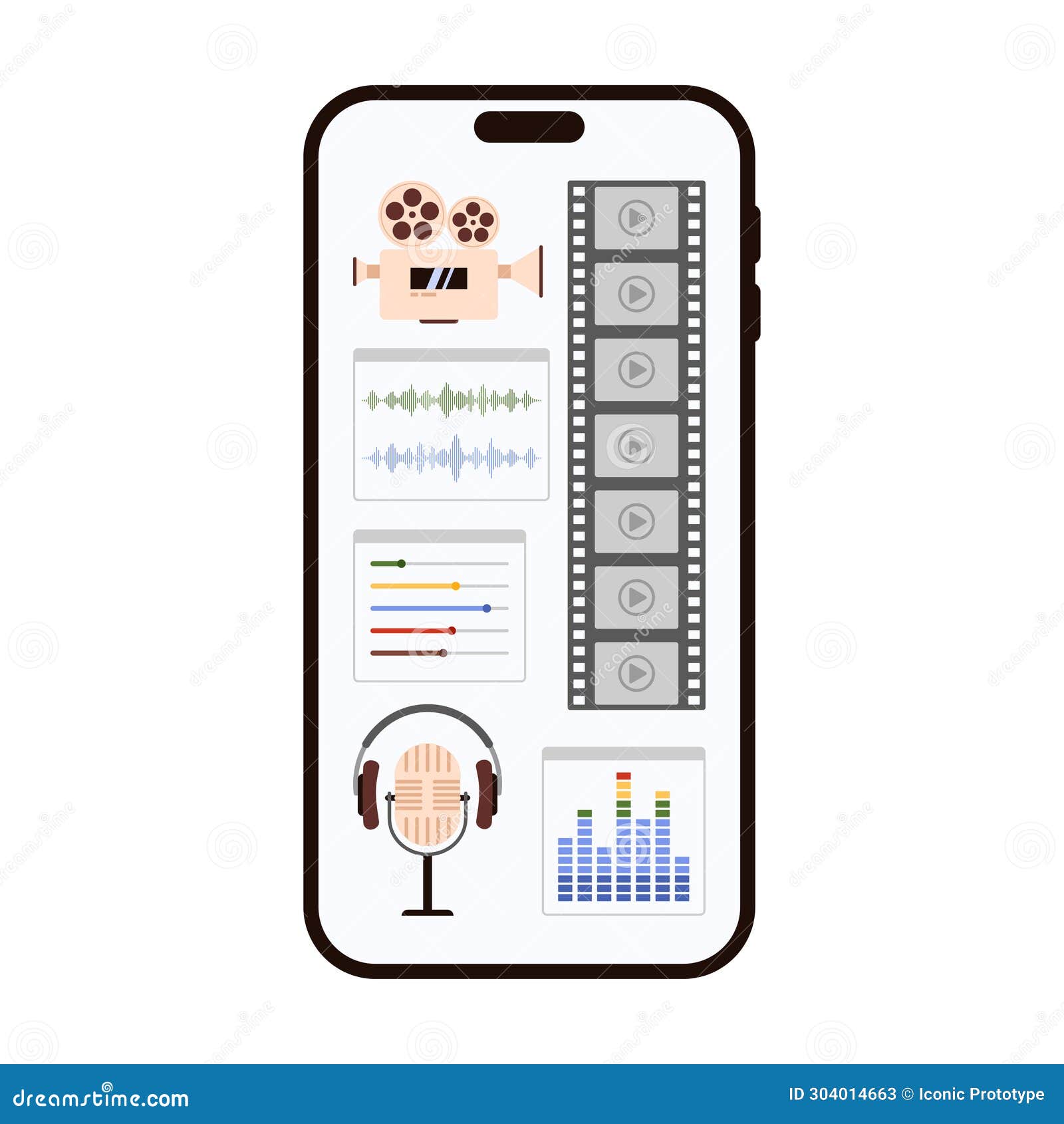 A Sound Timeline Exhibit With Headphones And Buttons For Each Decade ...