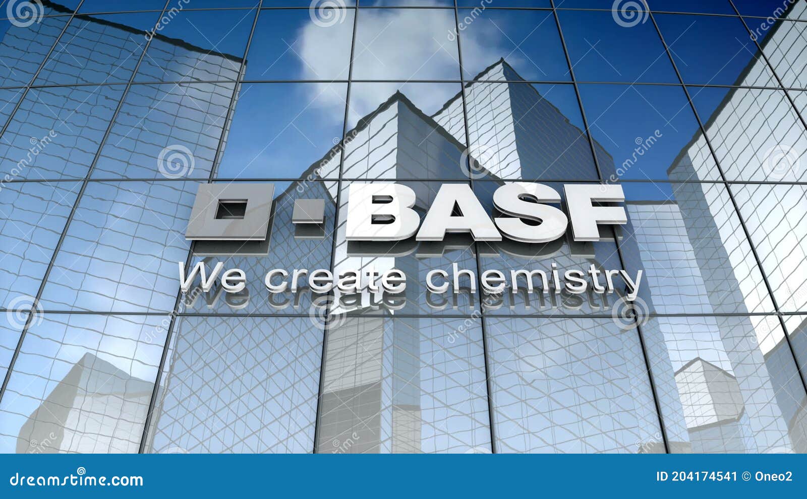 Editorial, BASF SE Logo on Glass Building. Stock Video - Video of ...