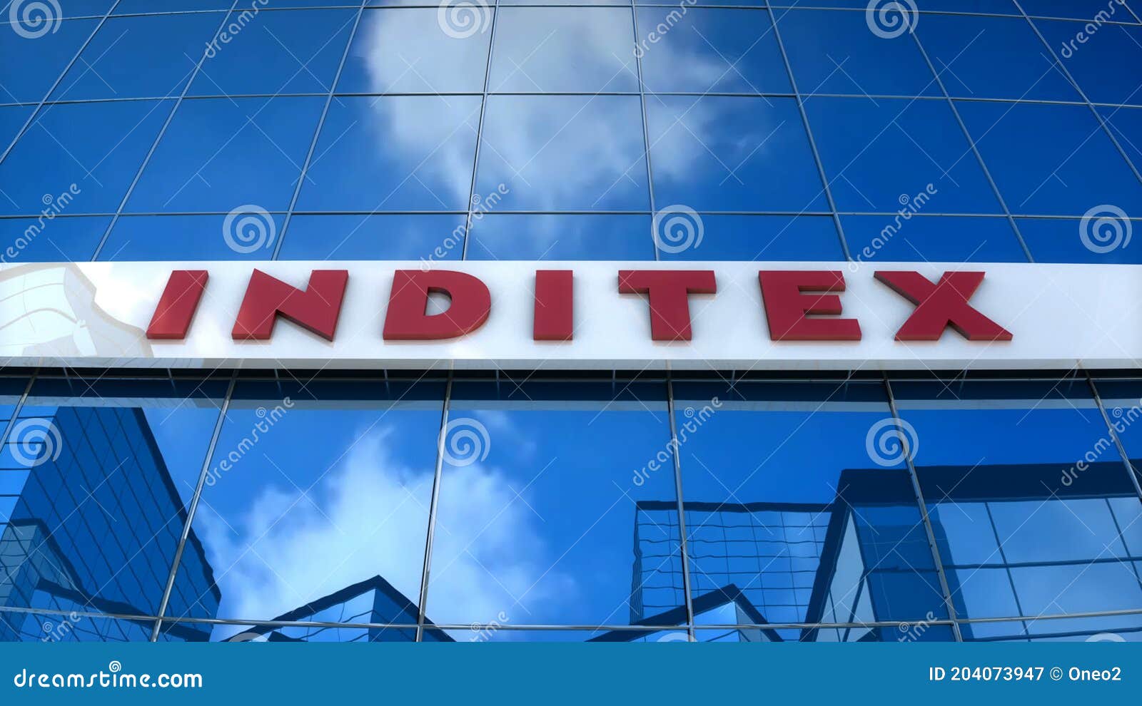 Editorial, INDITEX Logo on Glass Building. Stock Video - Video of zara ...