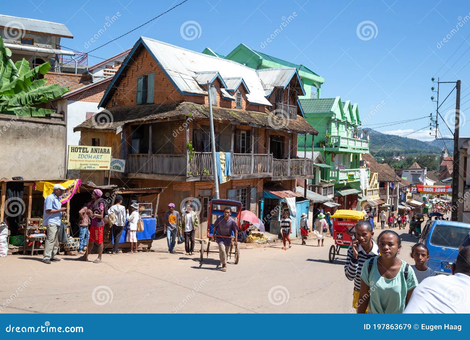 Editorial La Vida En Las Calles De Madagascar Imagen de archivo ...