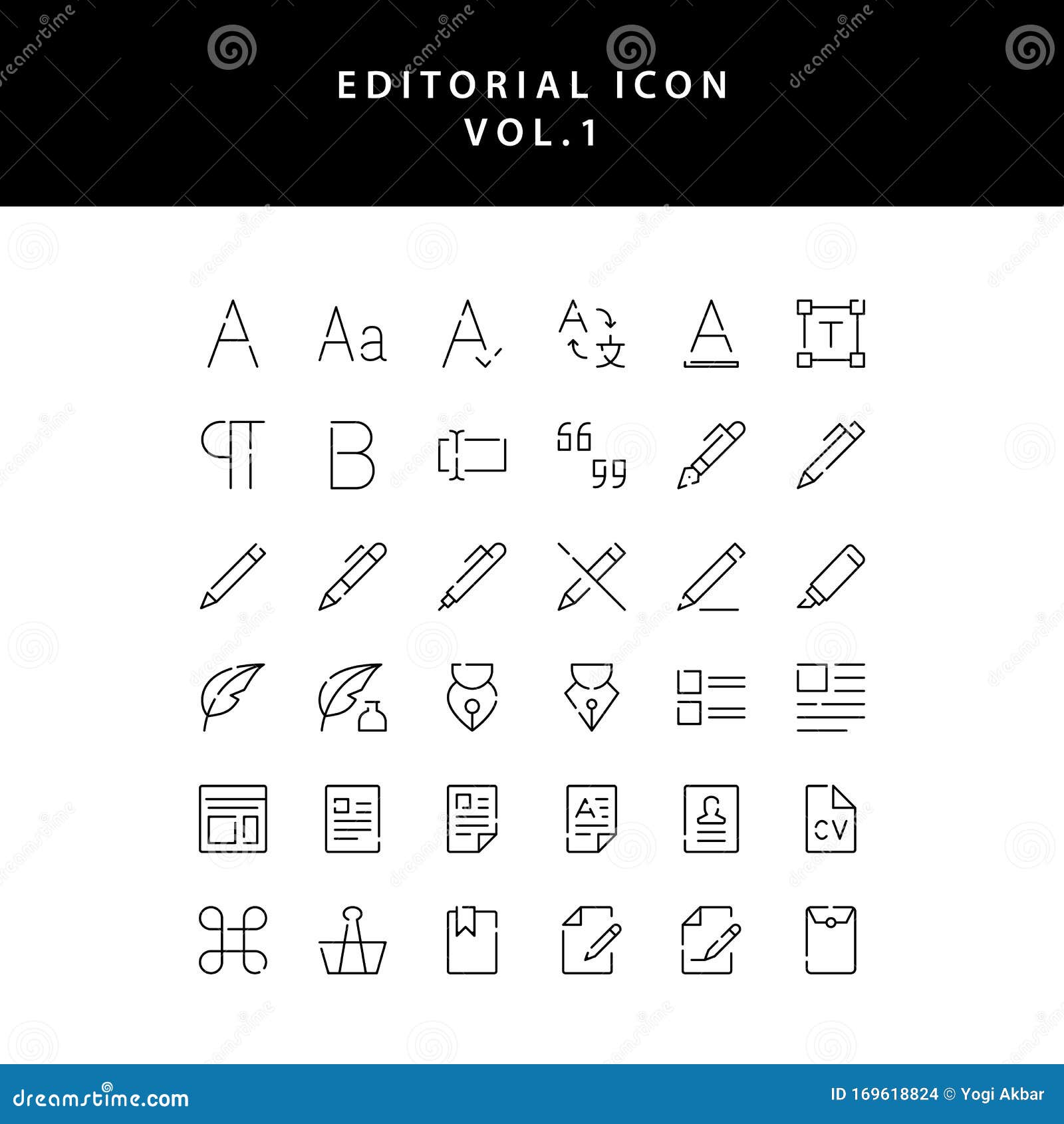 Editorial, Paragraph Multi Color Icon. Simple Thin Line, Outline Vector ...