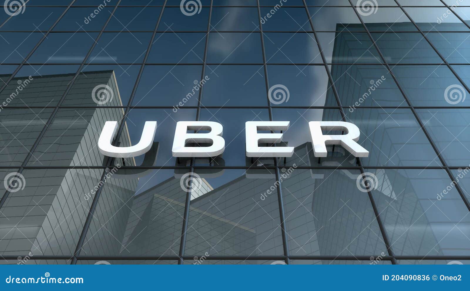 Editorial, Uber Logo on Glass Building. Stock Footage - Video of ...
