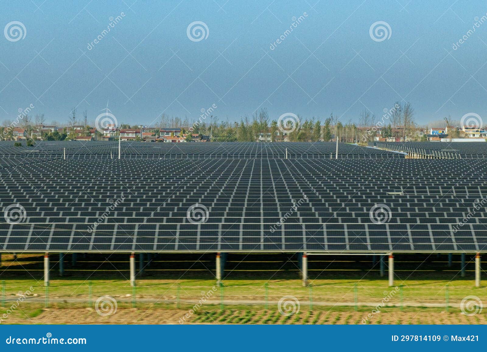 Massive Array of Solar Panels, China Editorial Stock Image - Image of ...
