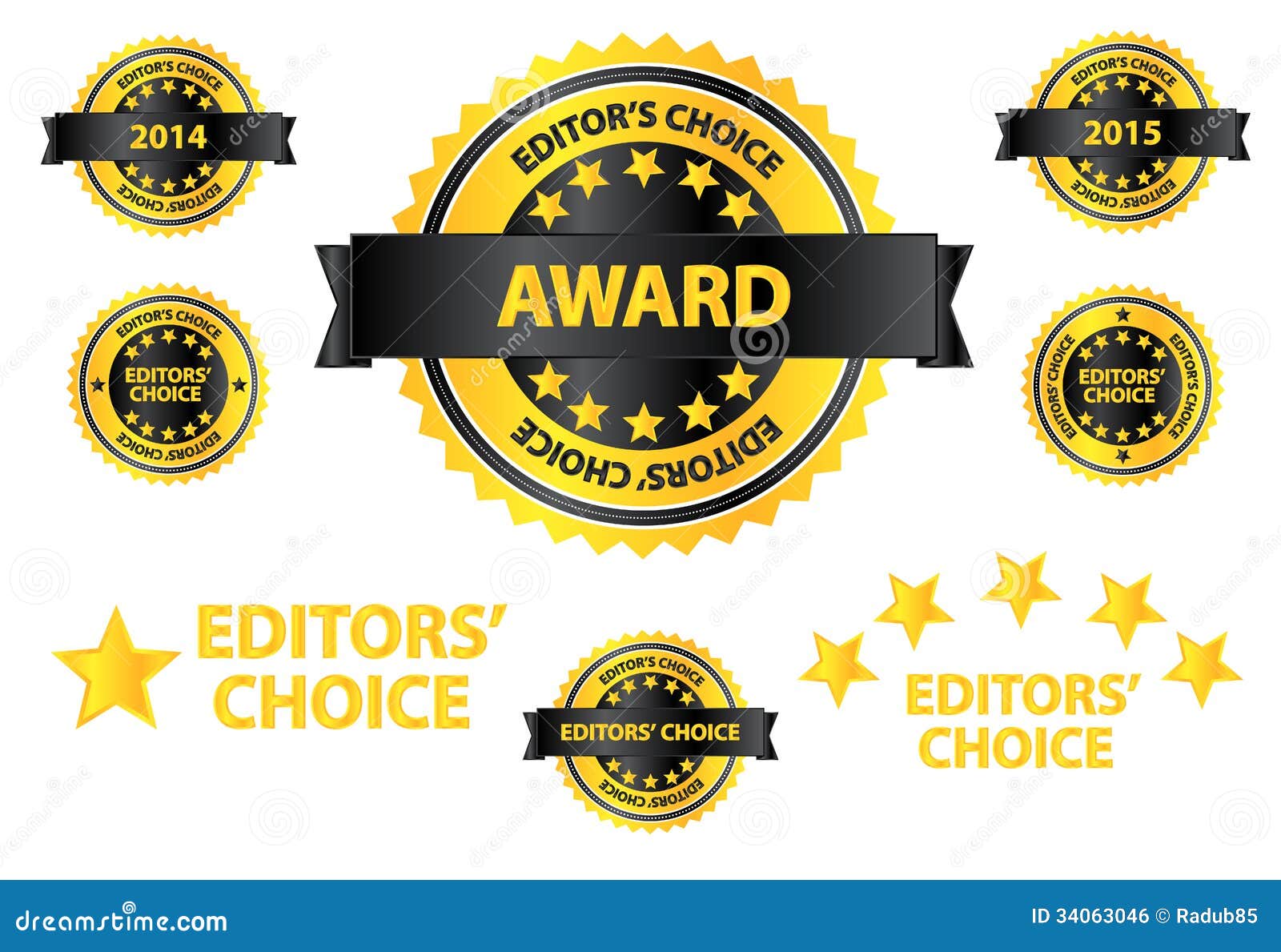Editors Choice Quality Product Badges Stock Vector - Illustration of ...