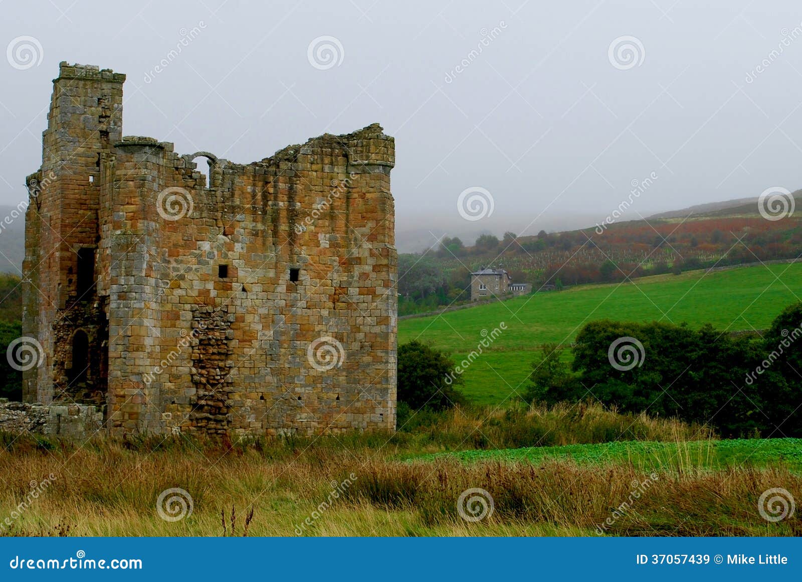 Edlingham Castle stock image. Image of english, edlingham - 37057439