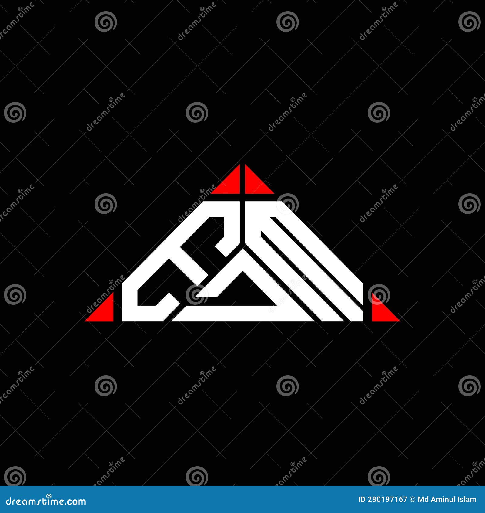 EDM Letter Logo Creative Design with Vector Graphic, EDM Simple and ...