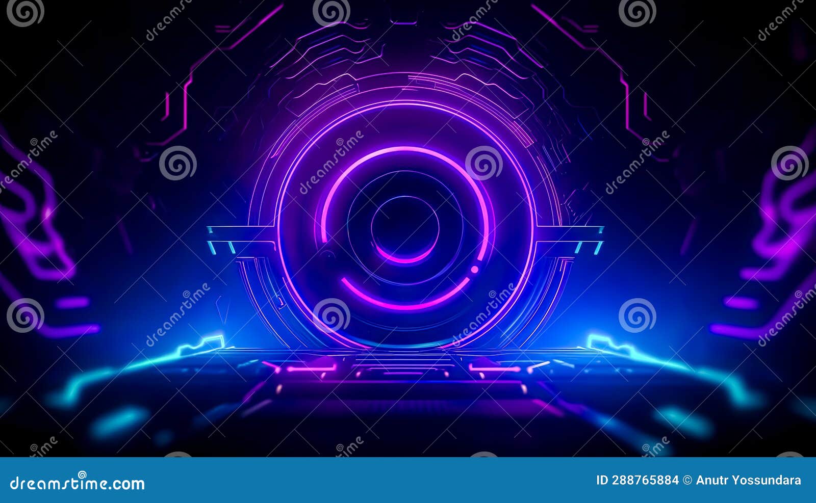 EDM Party Music Promoting Backdrop and Background, for Event Poster ...