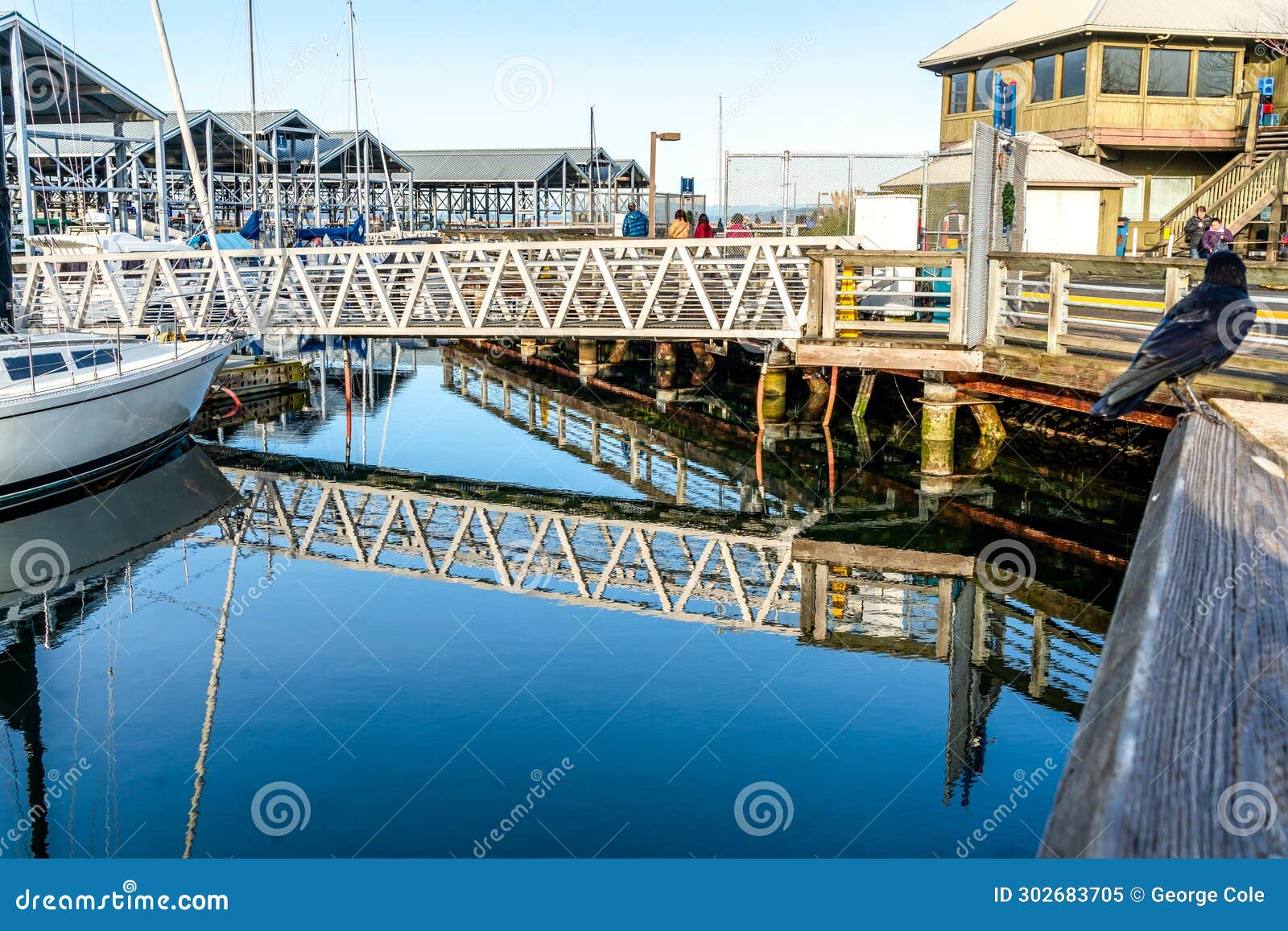 Edmonds Marina Ramp editorial image. Image of boating - 302683705