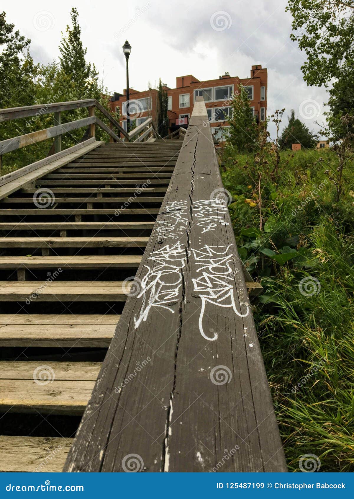 Edmonton, Alberta, Canada - August 28, 2018: Local Graffiti Mark ...