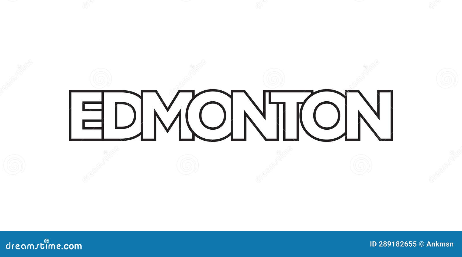 Edmonton in the Canada Emblem. the Design Features a Geometric Style ...