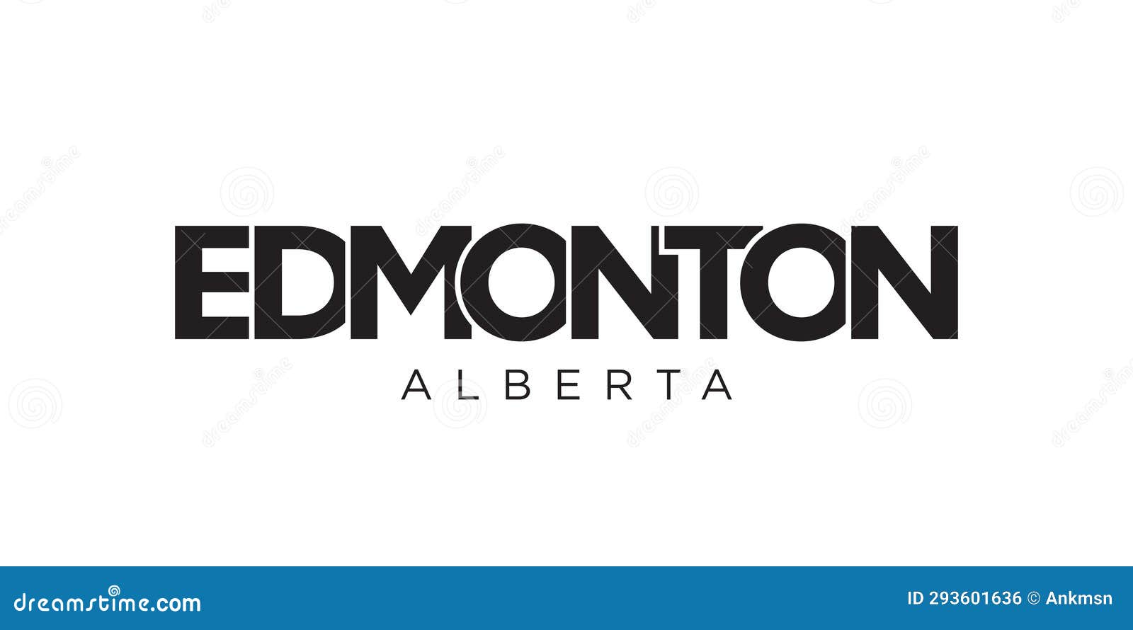 Edmonton in the Canada Emblem. the Design Features a Geometric Style ...