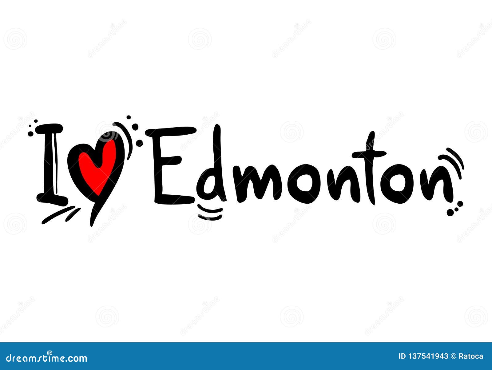 Edmonton City Skyline And Landmarks Silhouette, Black And White Design ...